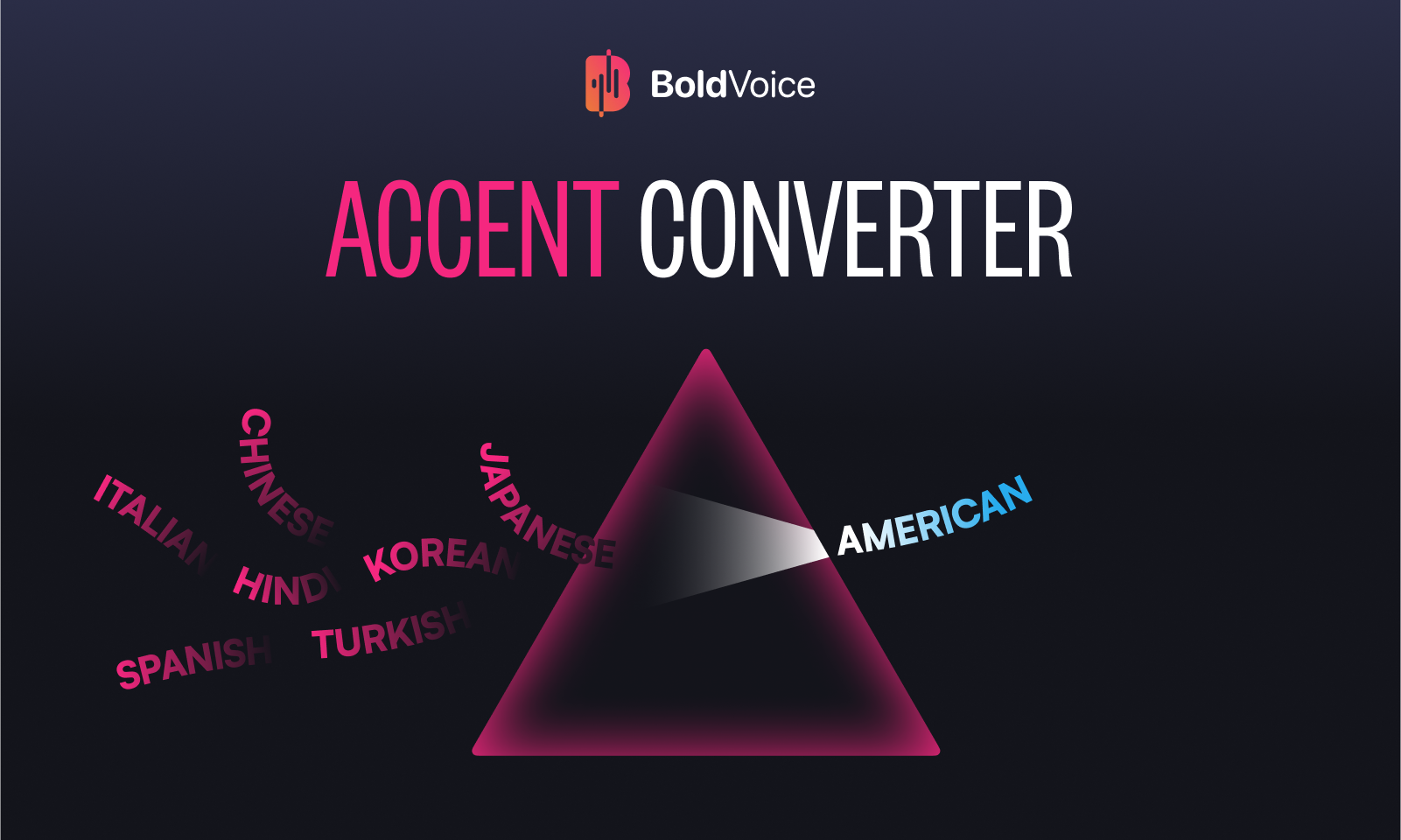 BoldVoice Accent Converter